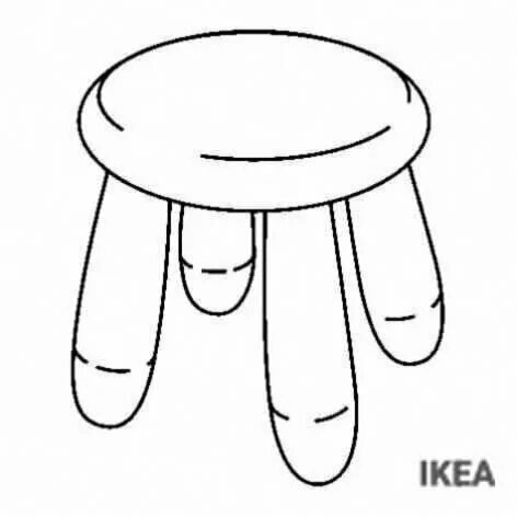 IKEA Детский стул,30х30х11см — фото 1