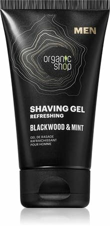 Гель для бритья organic shop men blackwood & mint, освежающий, 150 мл
