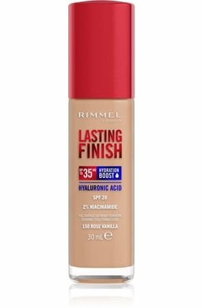 Тональный крем Rimmel Lasting Finish 35H Hydration Boost, оттенок 150 розовая ваниль, 30 мл
