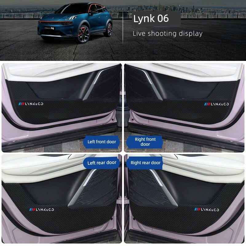 20-24 модель Volvo Lynk & Co 06 дверные коврики с логотипом, комплект из 4 штук (25 модель не подходит)