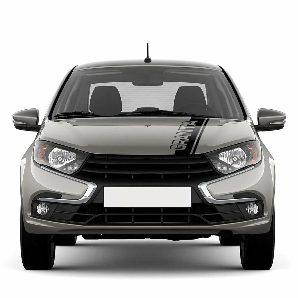 Наклейки на капот LADA GRANTA серия Виниловые полосы