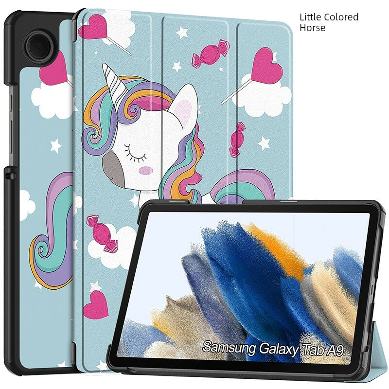 Подходит для нового Samsung Galaxy Tab A9 2023 года, защитный чехол для планшета 8.7inch SM-X110/X115N/X117, кожаный