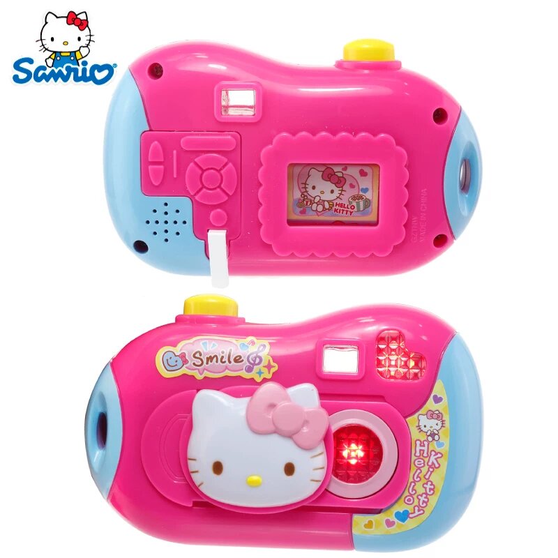 Игрушечная камера HelloKitty с бумажным ветряком модель KT-50054 для детского фотоприключения