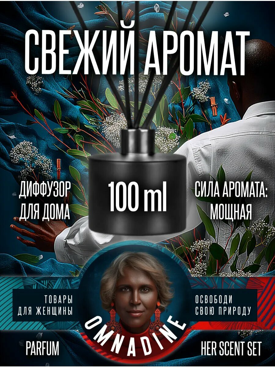 Аромадиффузор с палочками свежий аромат
