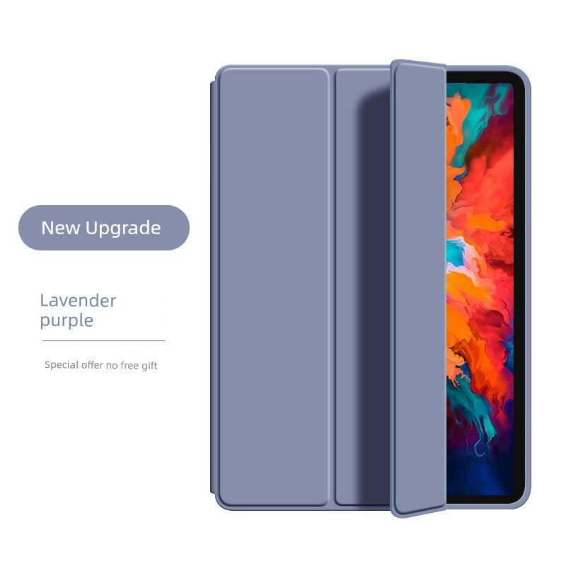 Силиконовый чехол с закаленным стеклом для планшета Lenovo XiaoXin Pad Pro 2022 11.2 дюйма, лавандовый пурпурный