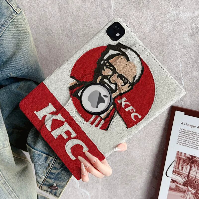 Кожаный чехол для iPad Pro 2022 11 дюймов с поворотной подставкой 360°, издание KFC A720