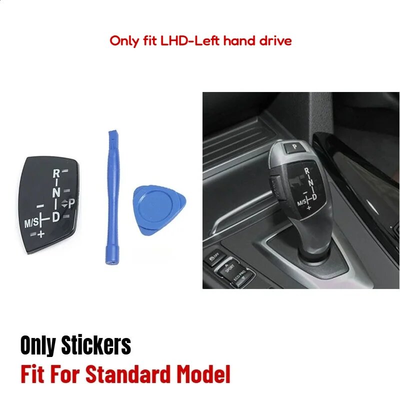 Сменная крышка переключения передач для BMW F30 F31 F32 F10 3 5 7 серии, ручка переключения передач, панель рычага, наклейка на крышку головки
