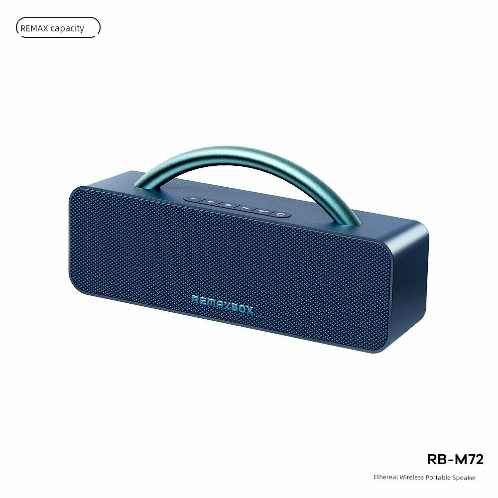 Портативная беспроводная Bluetooth-колонка REMAX HIFI Stereo, водонепроницаемая, для улицы, RB-M72 Azure Blue