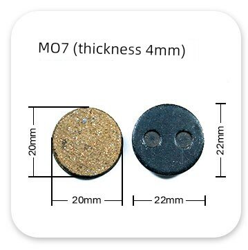 Высококачественные дисковые тормозные колодки BB5 Shimano BB7 совместимые с парой M07 для электровелосипедов и складных