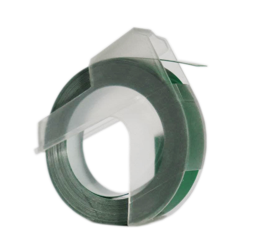 Лента Vell 5238-05 (9 мм x 3 м, зеленая) для Vell Alpha и Dymo Omega (1 шт)