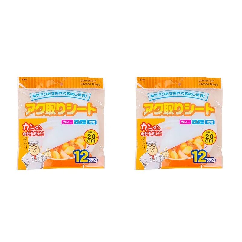 Одноразовые бумажные полотенца для впитывания масла из супа Eco 2packs (24pcs)