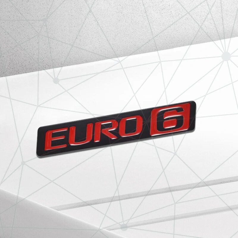 Металлический значок EURO 6 Logo для авто