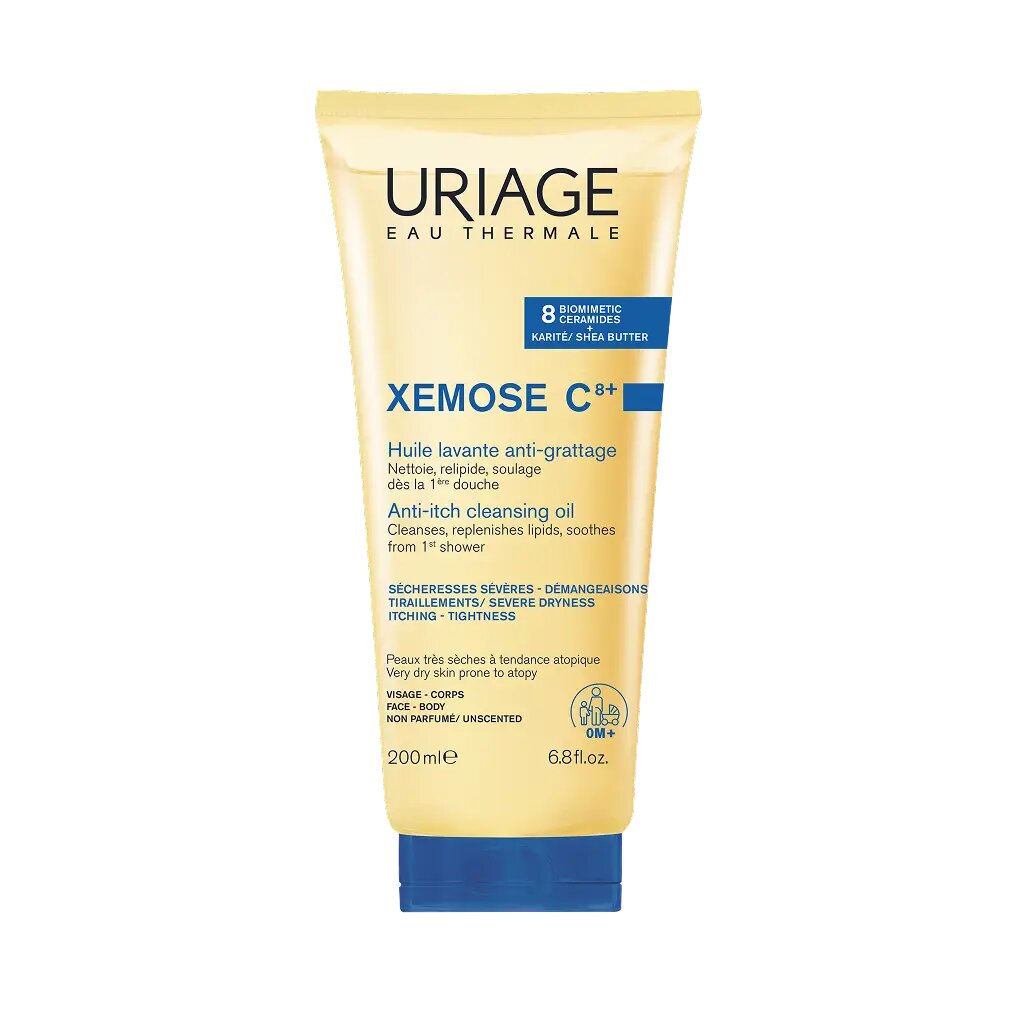 Uriage Xemose С8+ Масло очищающее успокаивающее с церамидами туба 200 мл 1 шт