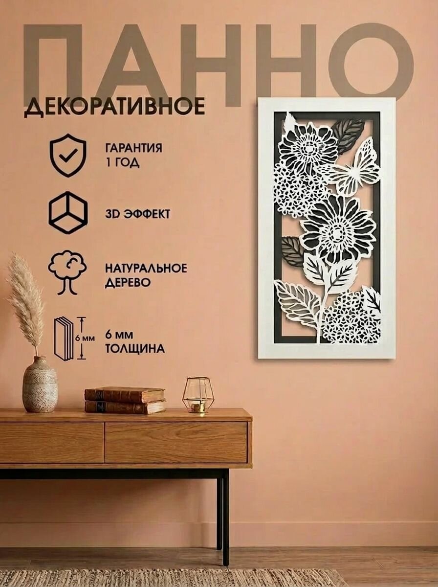Декоративное панно для интерьера, настенное интерьерное панно