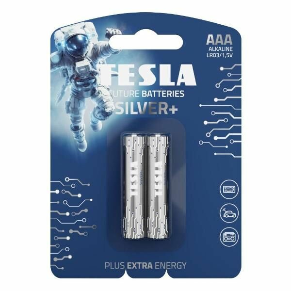 Батарейка алкалиновая (щелочная) Tesla AAA SILVER+ 140117
