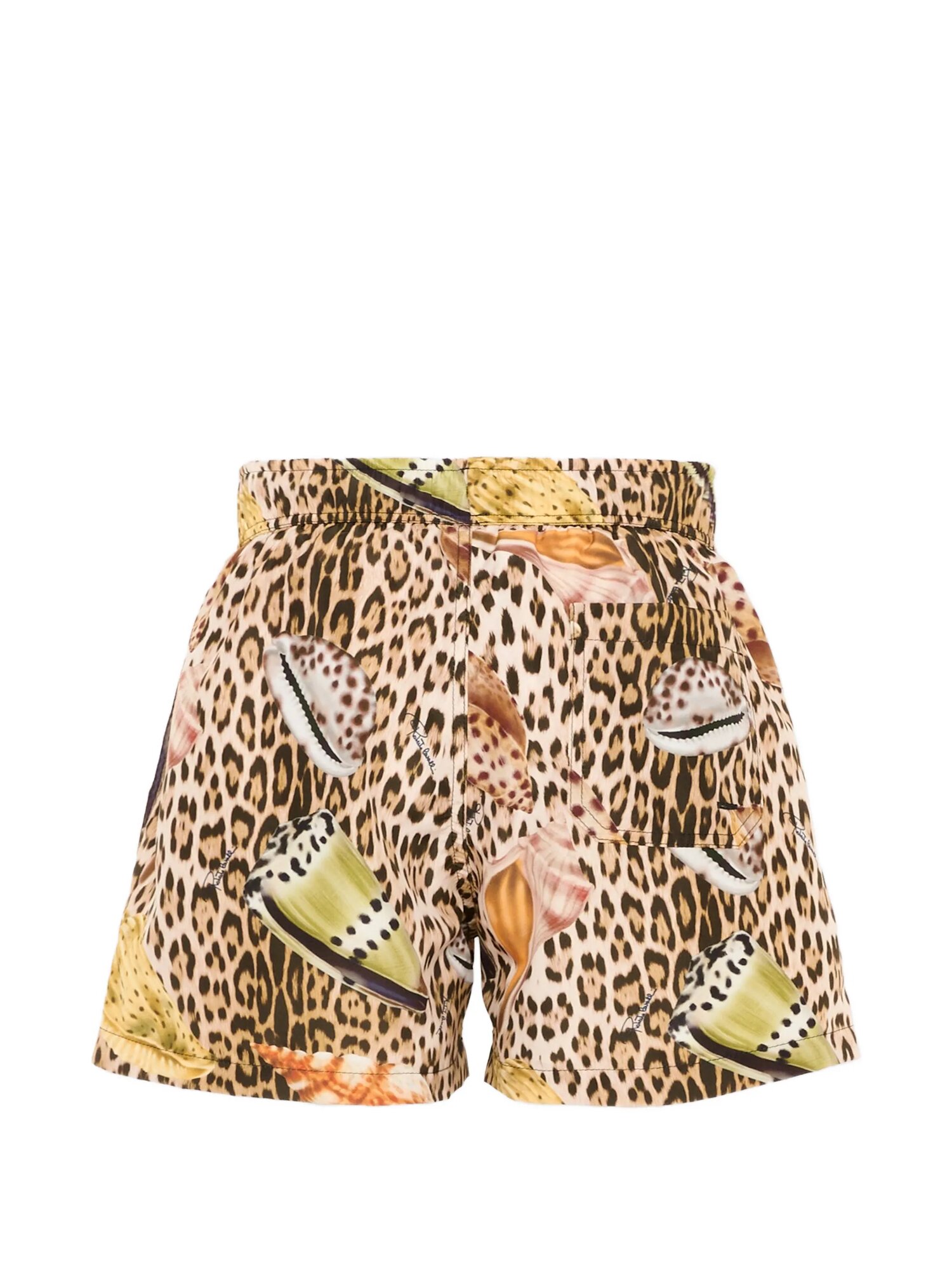 Шорты для плавания Roberto Cavalli Leopard-print seashell swim shorts, размер 152 — фото 1