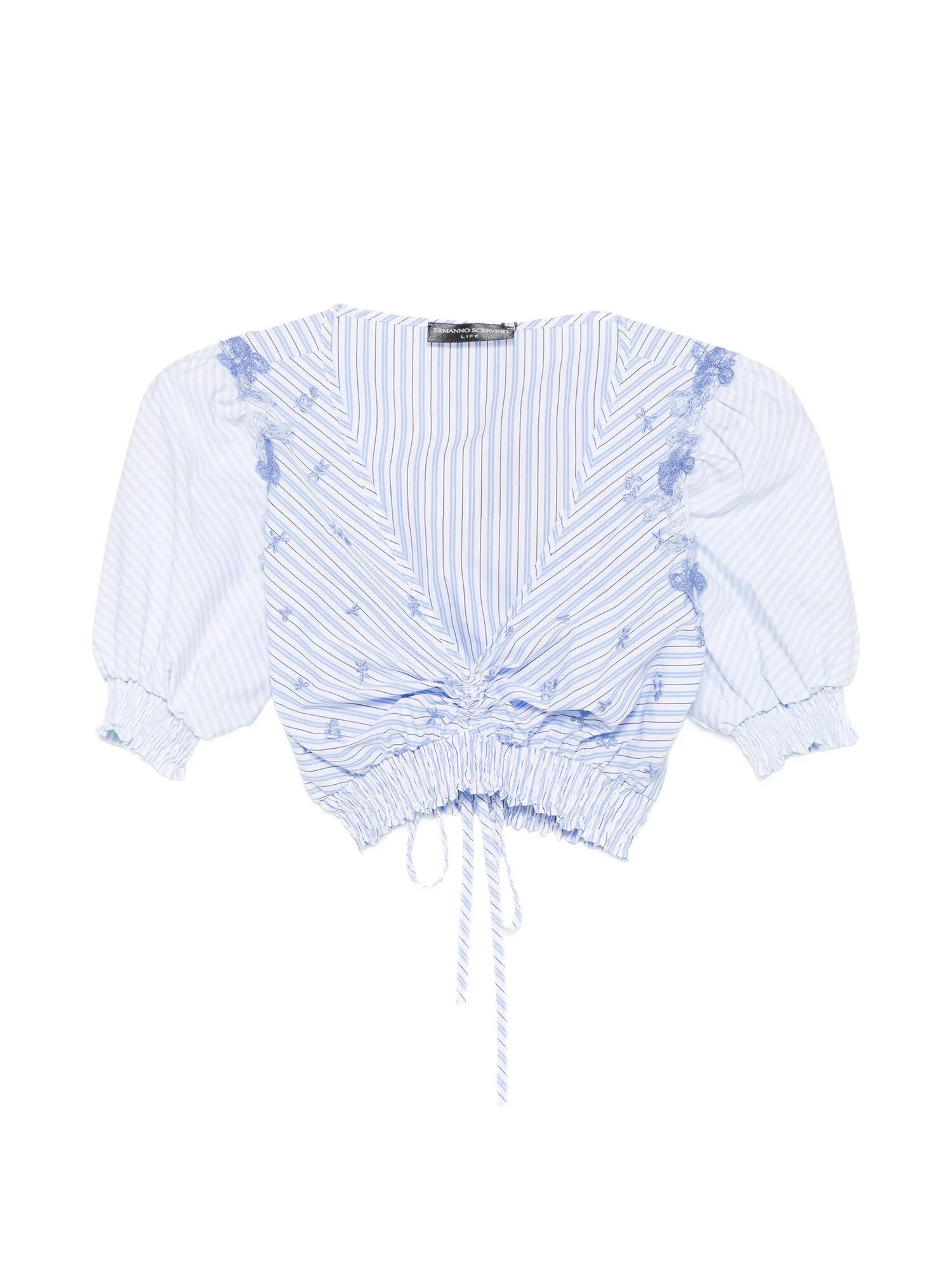 Топ Ermanno Scervino Floral-embroidered top