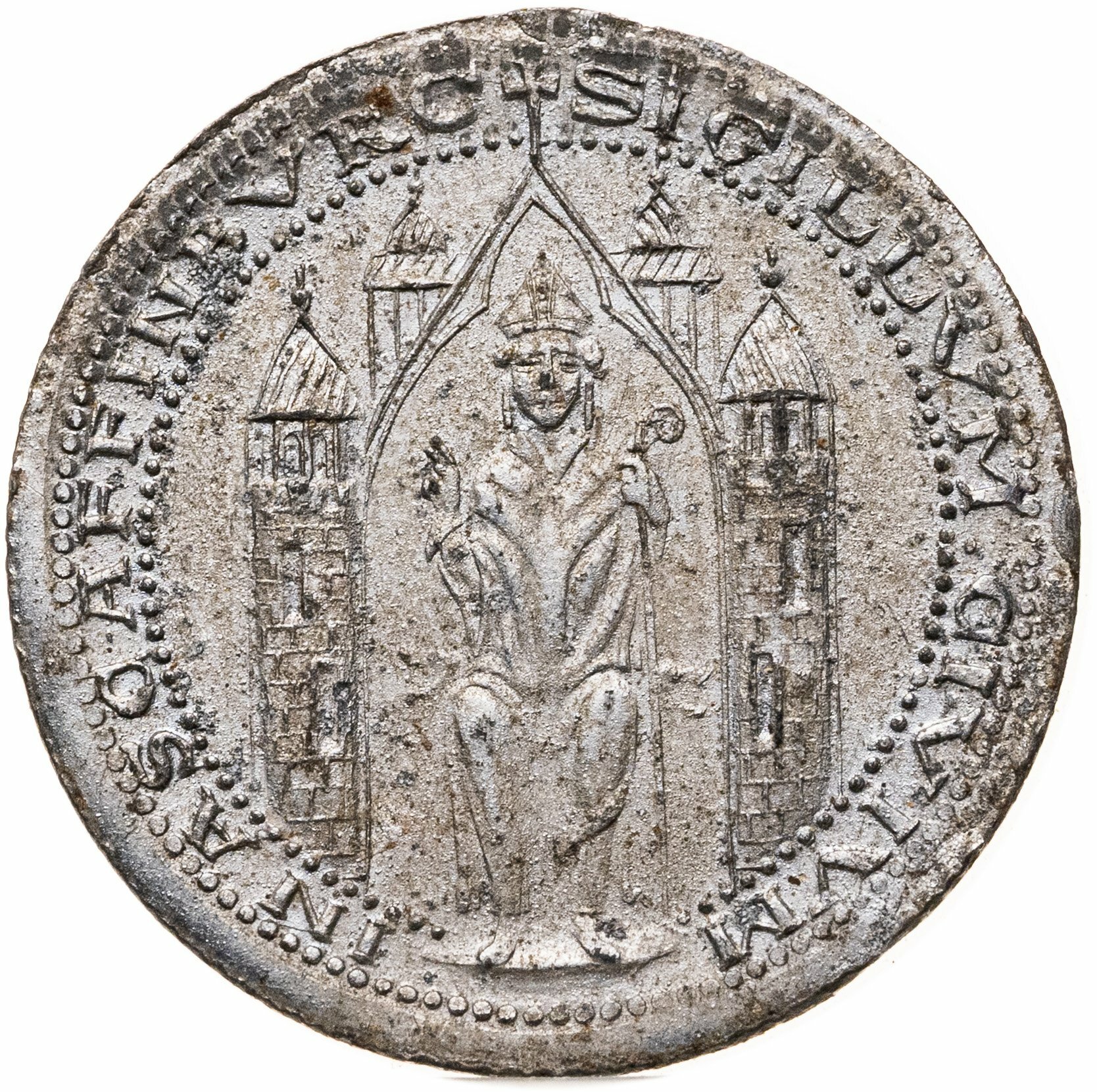Германия, Ашаффенбург 10 пфеннигов 1917, Железо, в сохранности VF