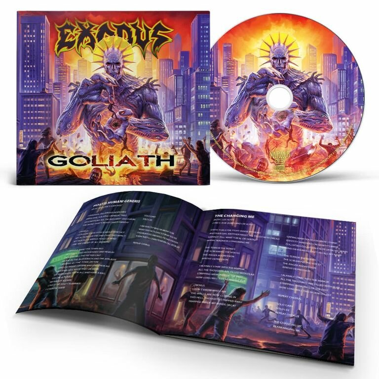 Фирменное издание EXODUS - Goliath CD