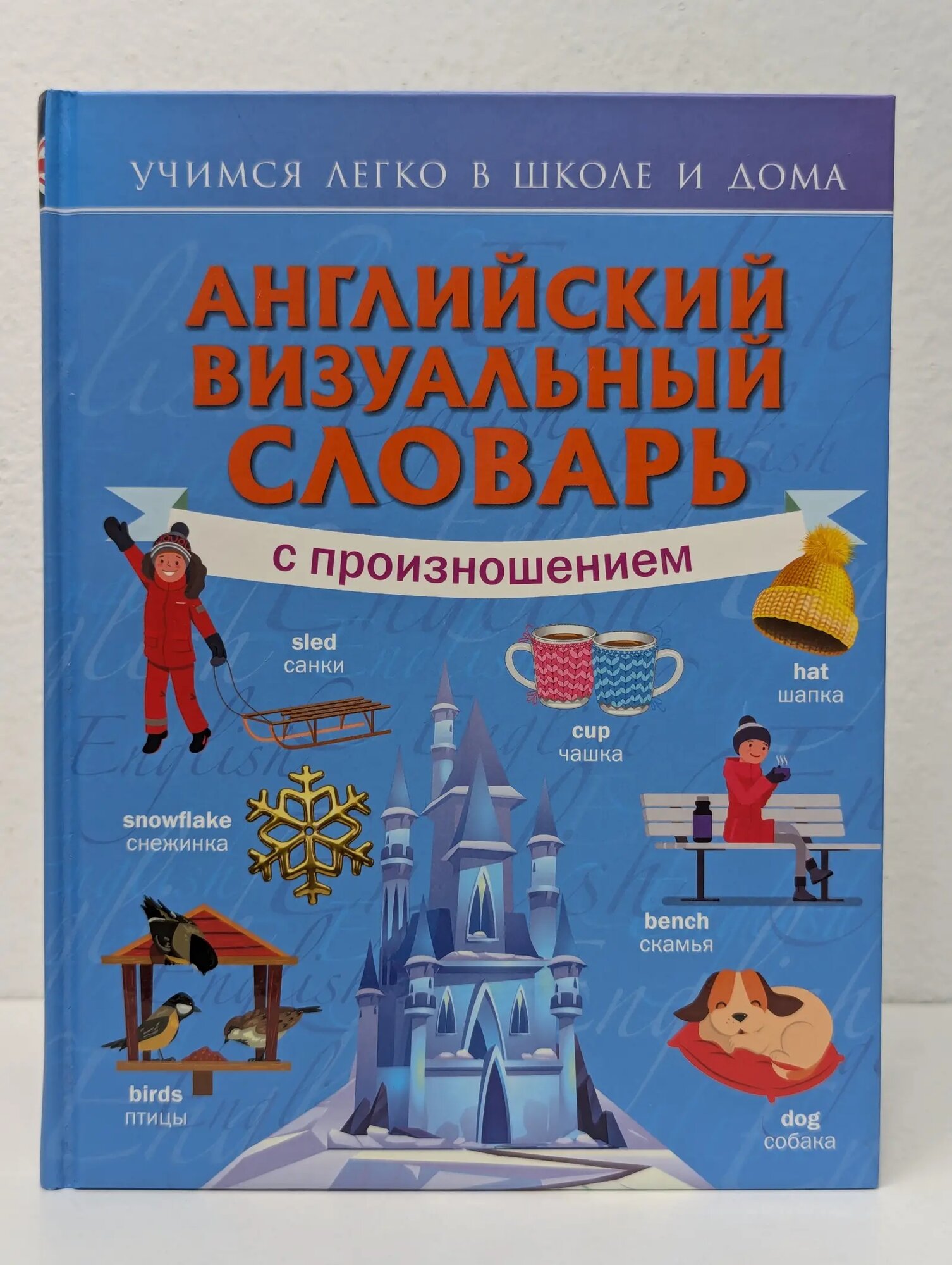 Учимся легко в школе и дома. Английский визуальный словарь с произношением Сборник 2022