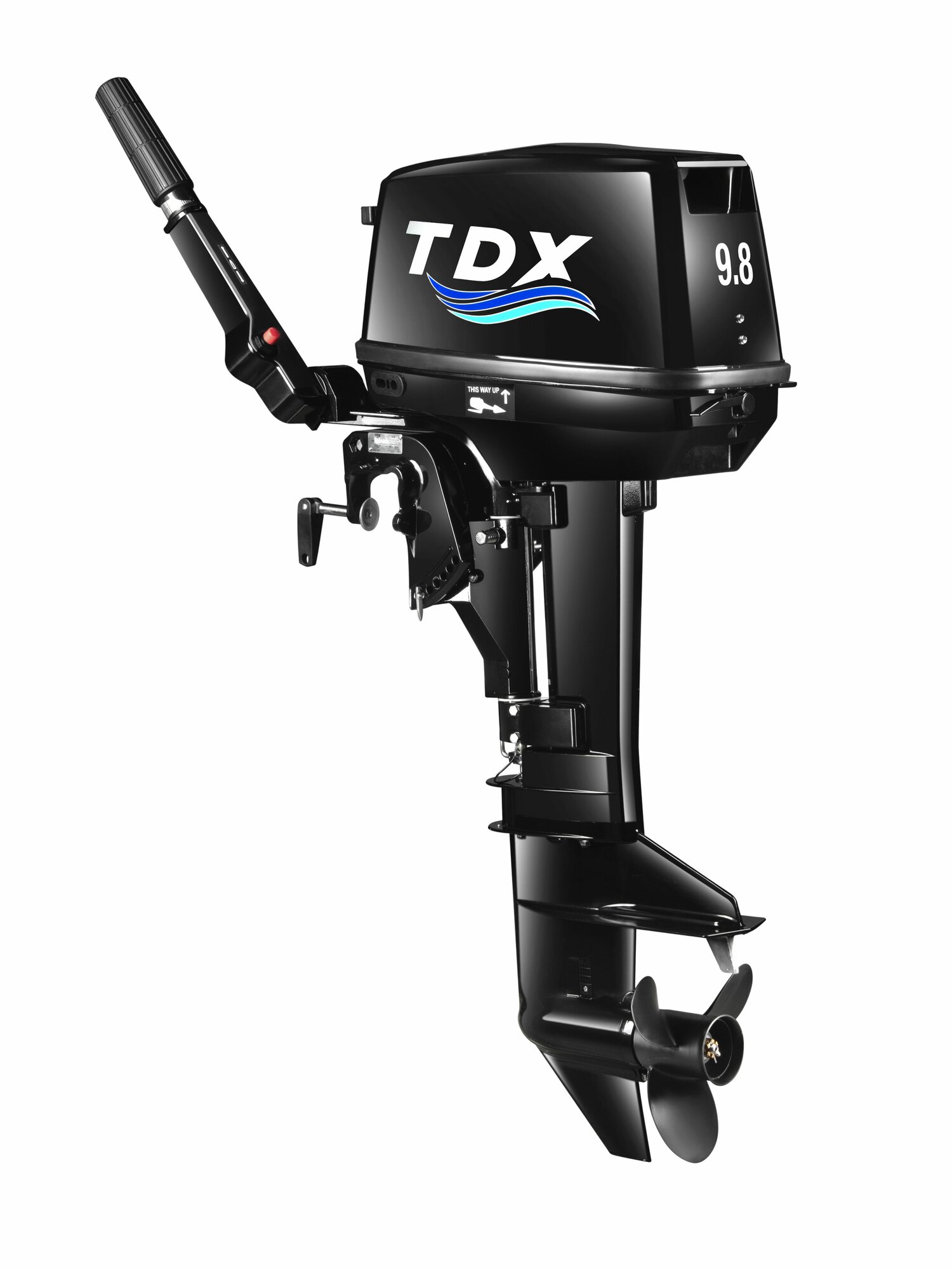 Лодочный мотор TDX 9.8FHS подвесной, бензиновый, двухтактный, мощностью 7.2kw