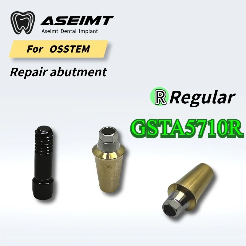 Совместимый с Osstem Dental Transfer Abutment абатмент с двойным шестигранным соединением, титановый абатмент Grade 5, прямые продажи с завода