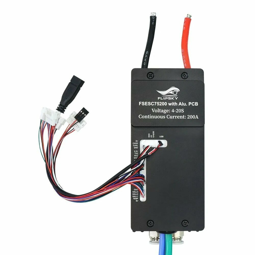 Flipsky 75200 84В сильноточный корпус с водяным охлаждением на базе VESC