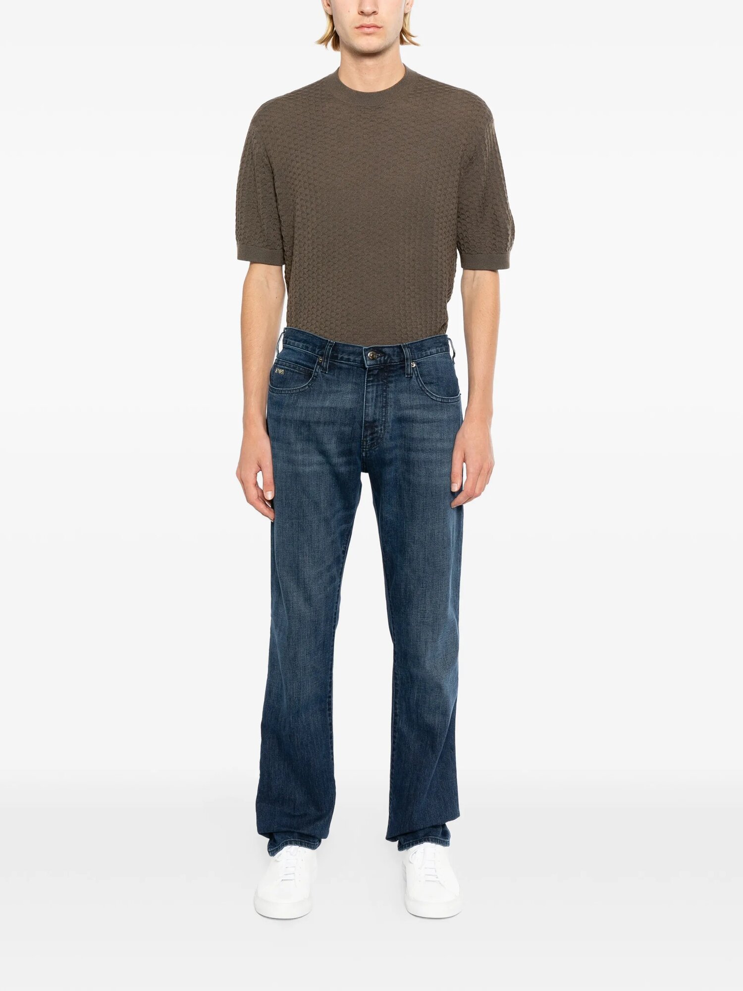 Джинсы EMPORIO ARMANI Straight-leg jeans, размер 2XL — фото 1