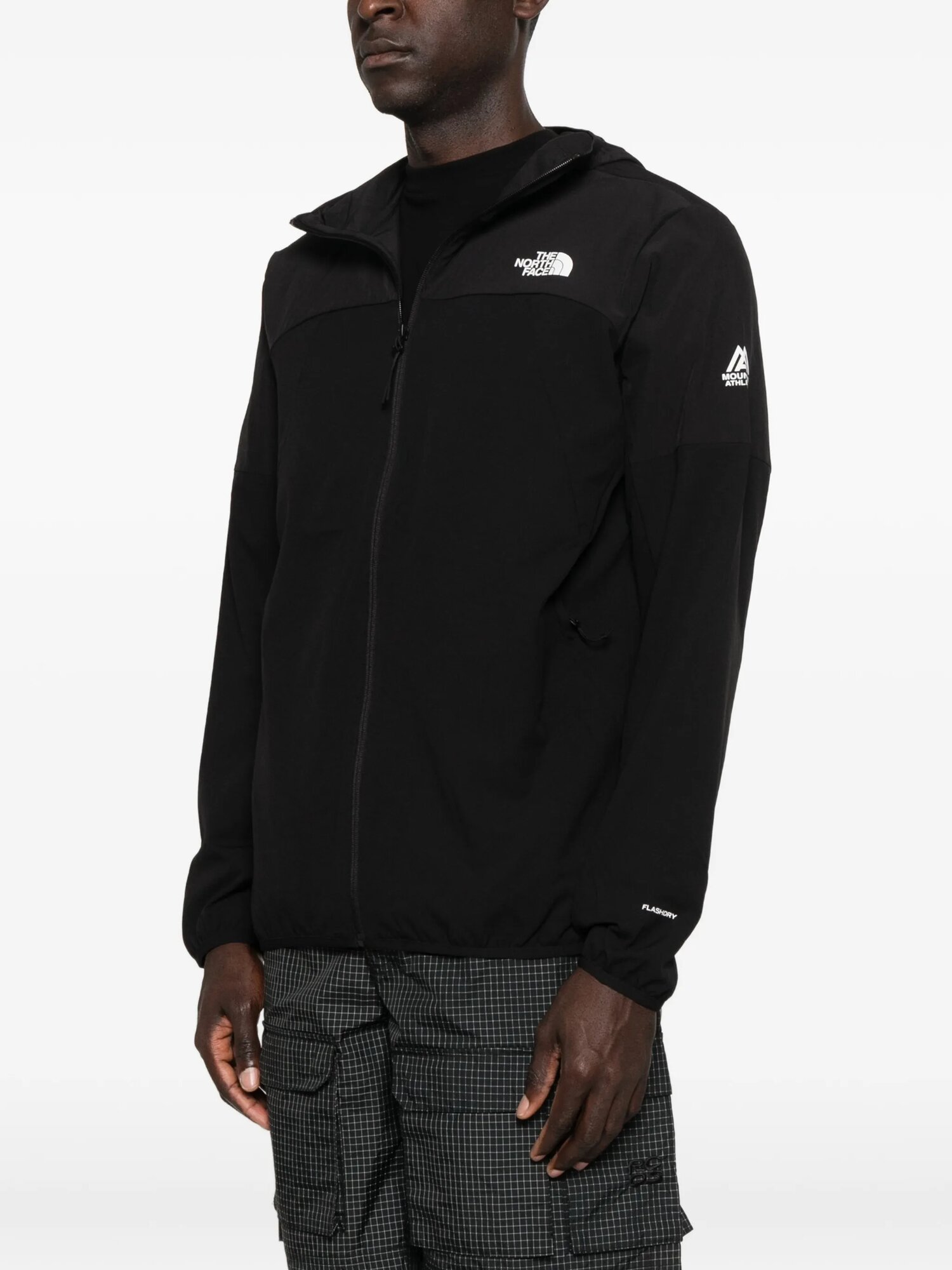 Куртка The North Face Logo-print hooded jacket, размер L, black/black — фото 1