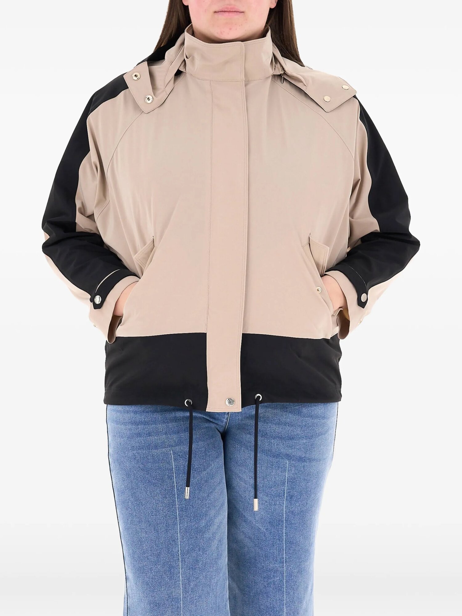 Куртка Colour-block hooded jacket
