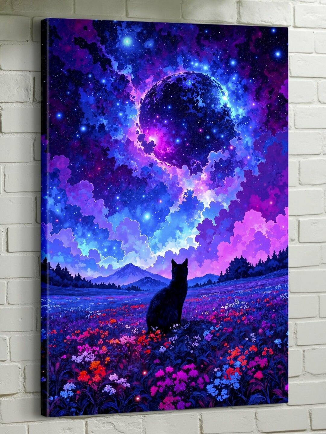 "Млечный путь" - картина на холсте, 60x40 см.