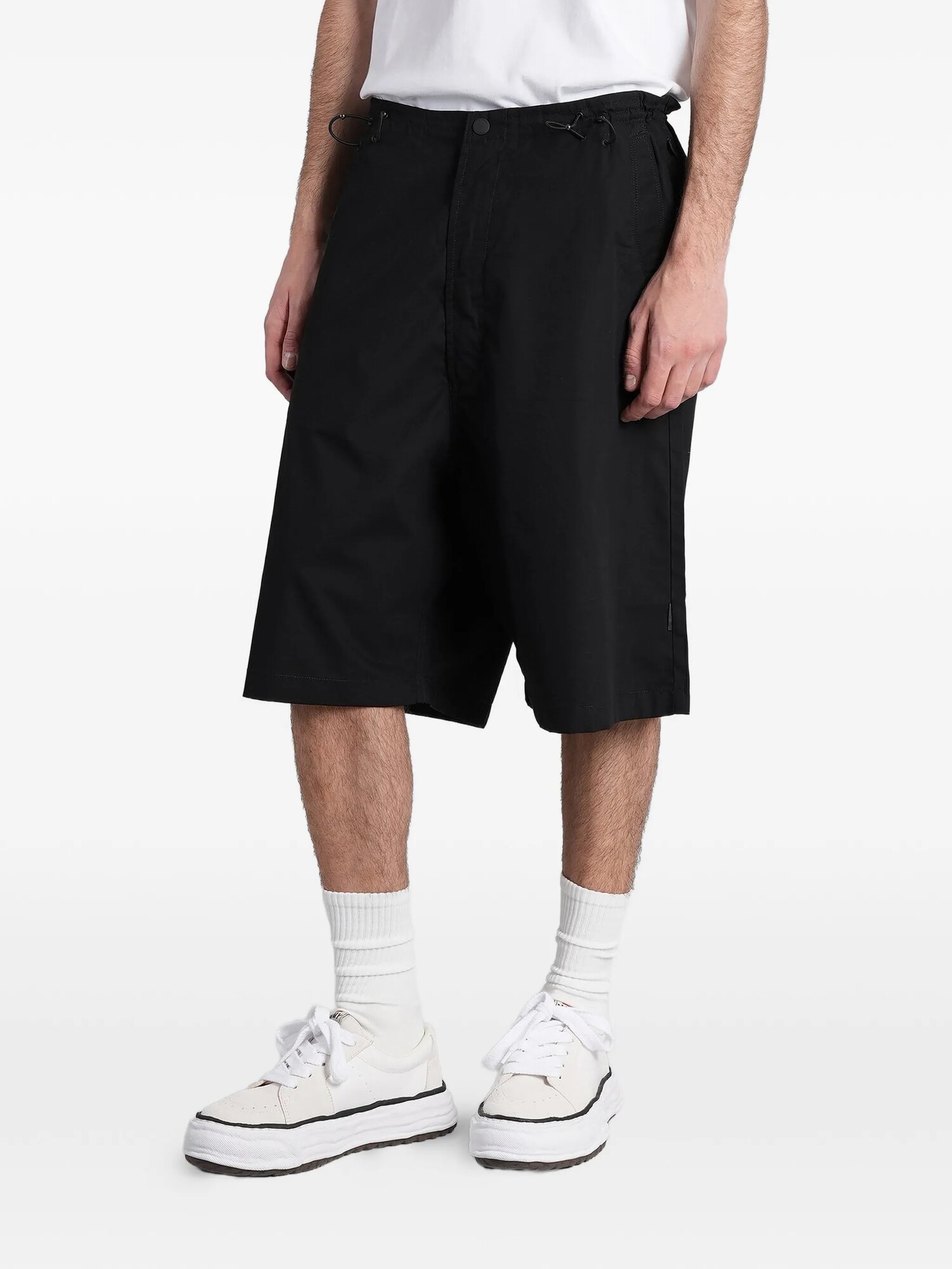 Шорты Maharishi Drawstring-waist drop-crotch shorts, размер 48 — фото 1