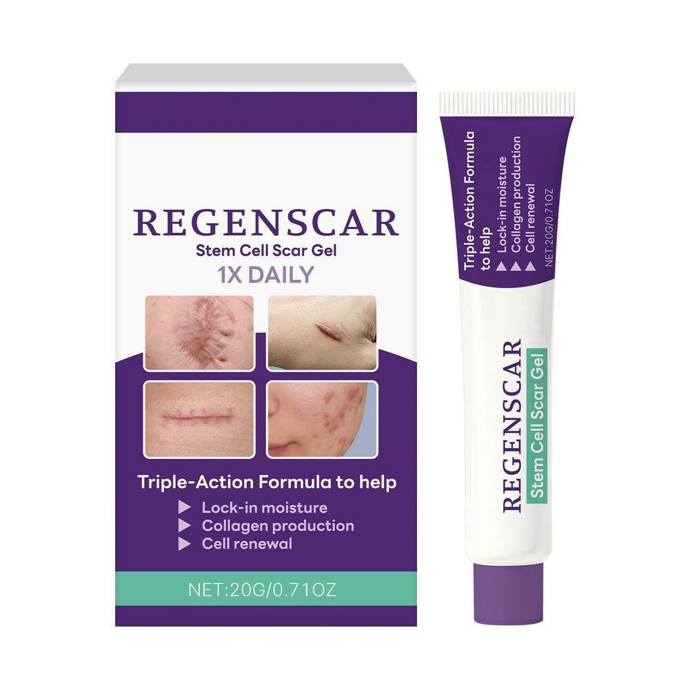 Scarguard Repair Liquid / Гель от шрамов, от ожогов, от постакне, крем от шрамов и рубцов, от растяжек, от прыщей / 20 г