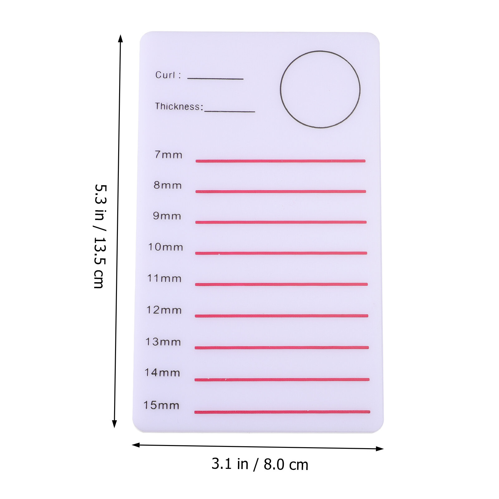 Подставка Для Накладных Ресниц Тray Палитра Из Акрила 13.5x8cm