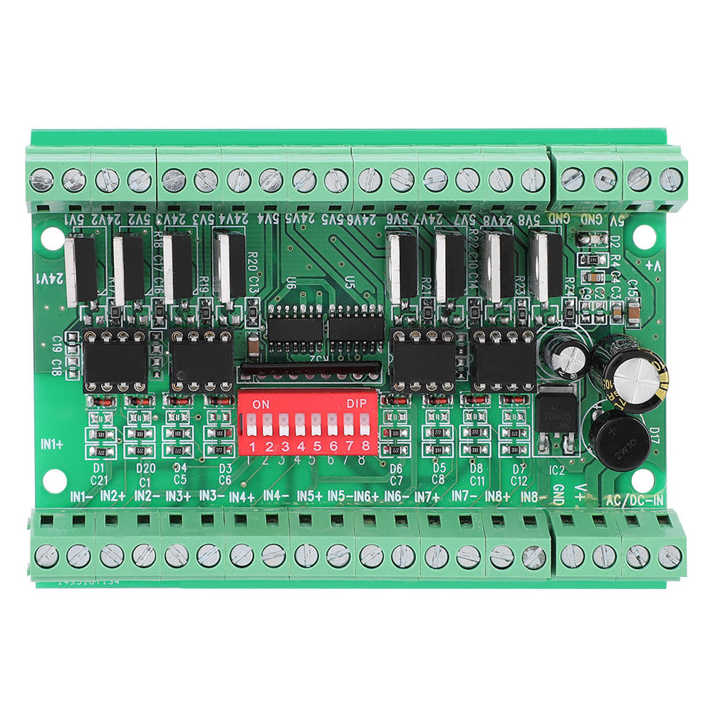 Lightweight Level Converter Module, 5V/24V Conversion Board, for Signal Isolation