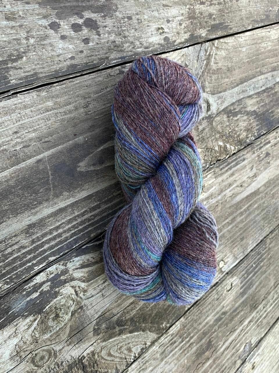 Пряжа Дундага 6/1multicolor DG-35 224грамма (80% меринос)