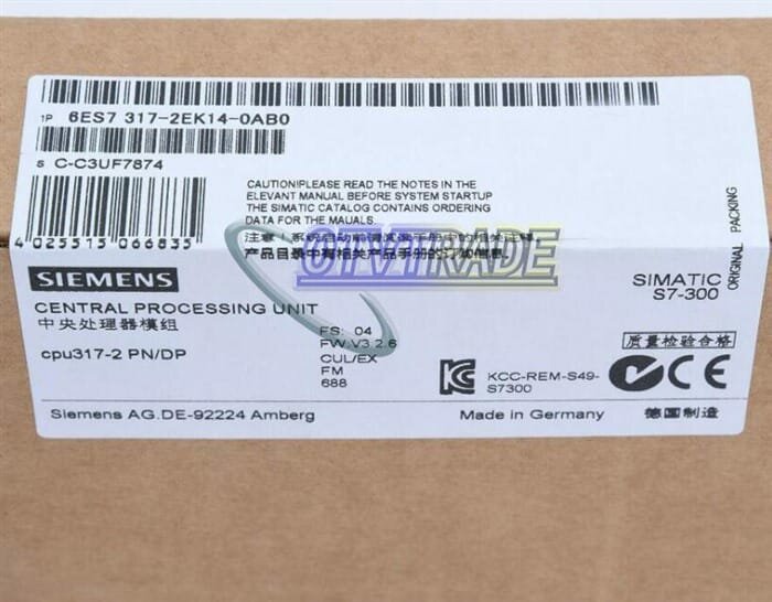 Модуль Siemens CPU Module S7/300 6ES7 317-2EK14-0AB0 6ES7317-2EK14-0AB0