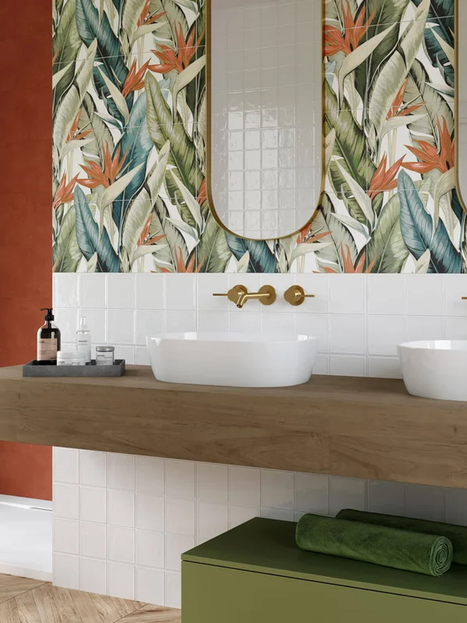 Плитка Gracia Ceramica "Манго", керамическая, белая, 25х60 см — фото 1
