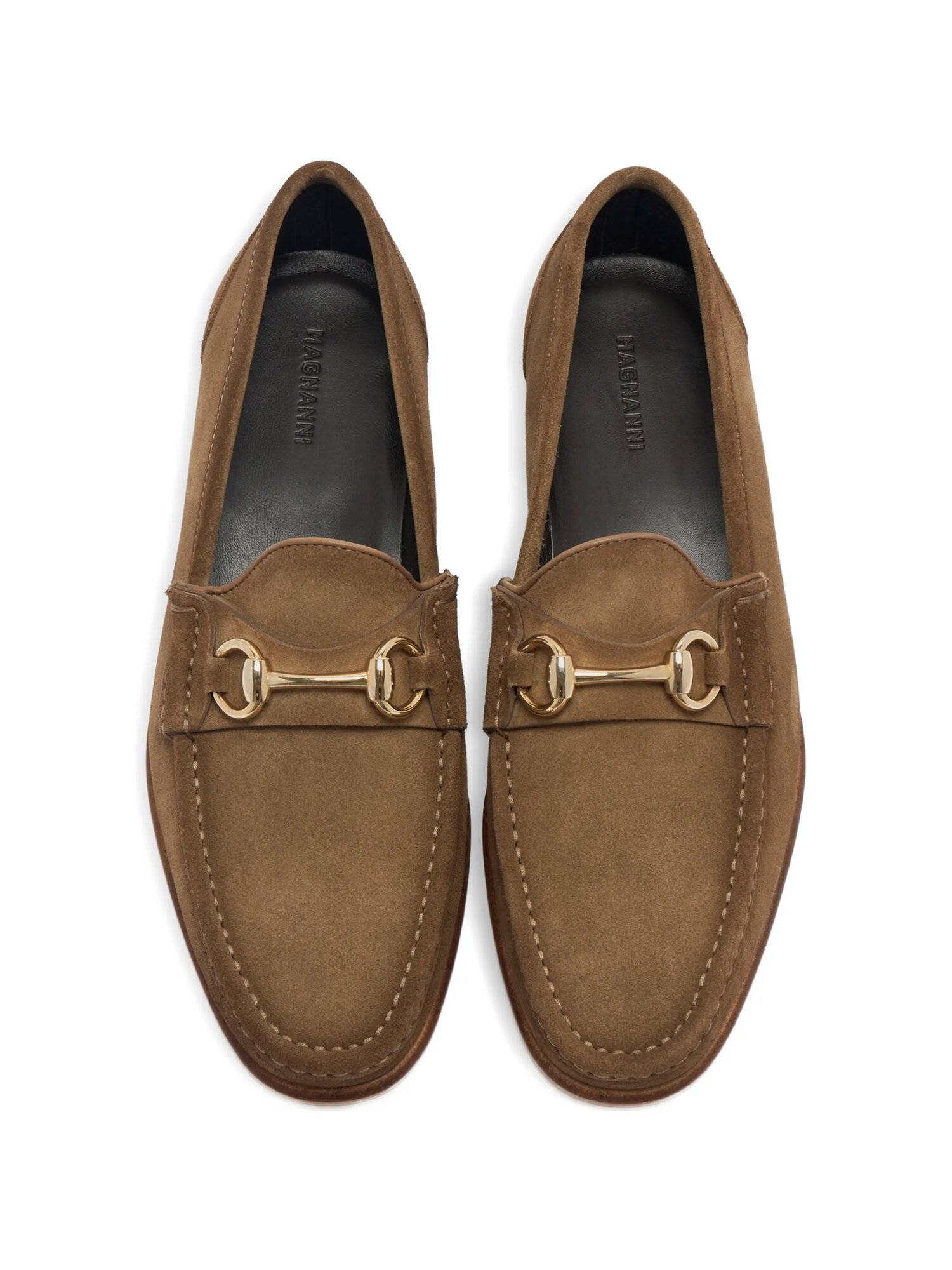 Лоферы MAGNANNI Suede loafers, размер 40, brown — фото 1
