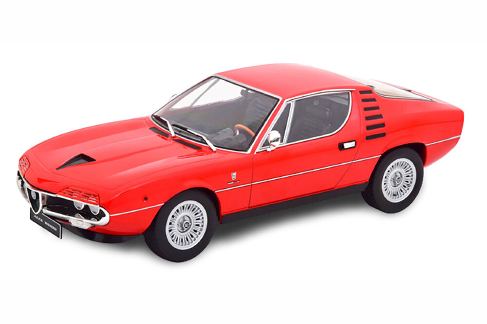 Модель коллекционная KK-SCALE Alfa romeo montreal 1970 red limited edition 1500 pcs