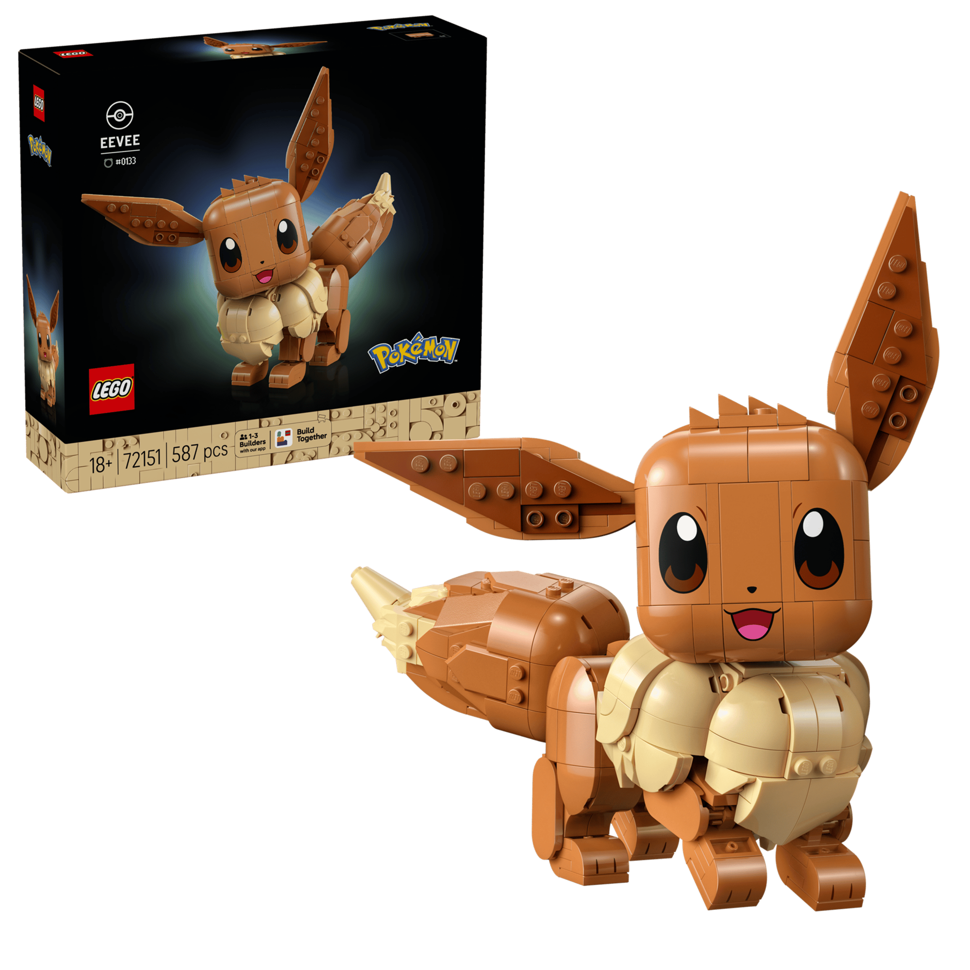 Конструктор LEGO Pokemon 72151 Иви, 587 деталей, от 18 лет, лего