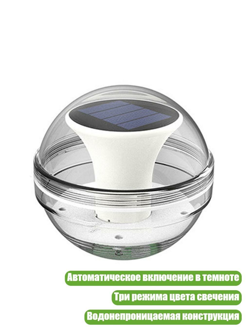 Плавающие солнечные LED-светильники для бассейна