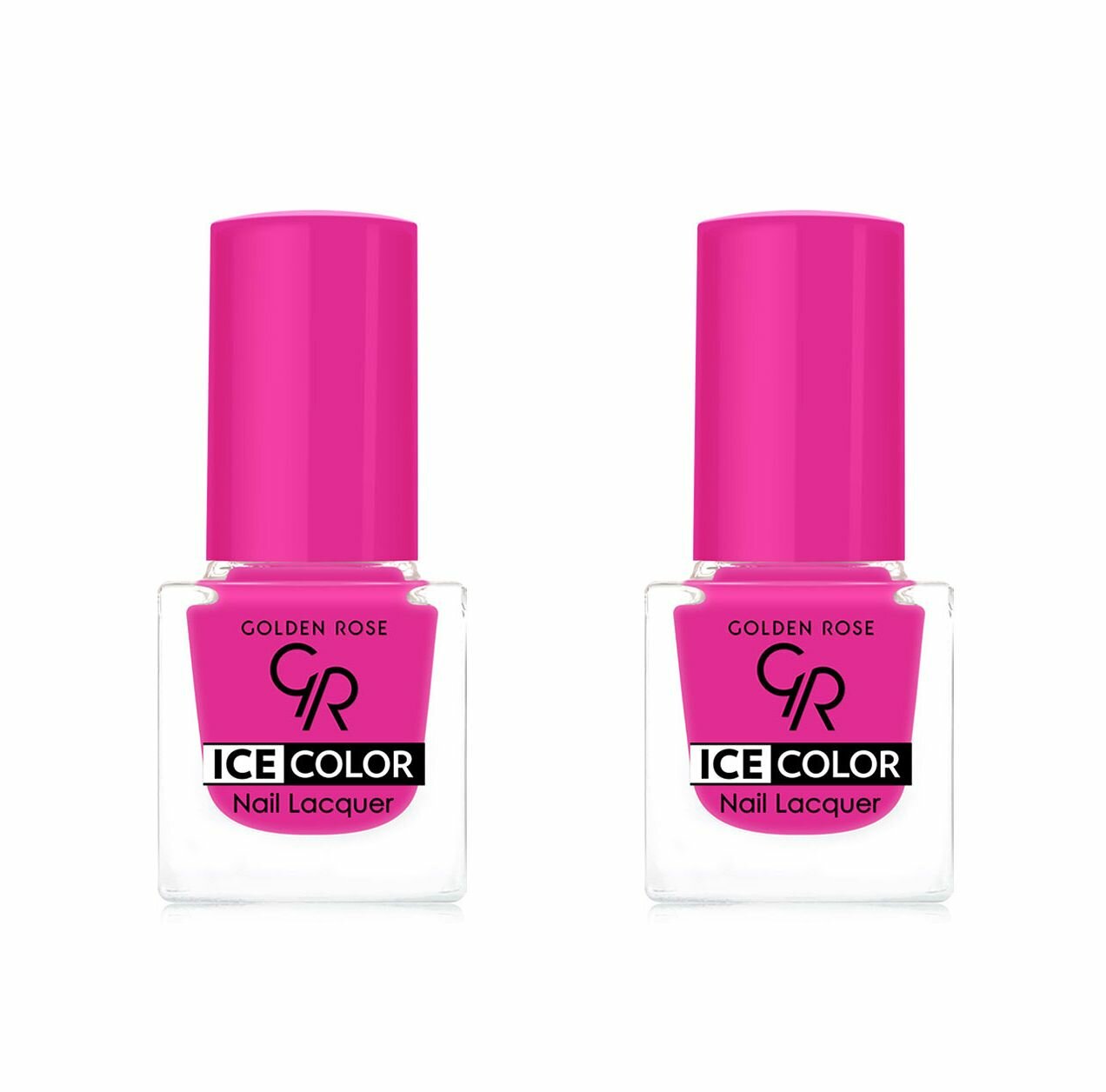 Golden Rose Лак для ногтей Ice Color, тон 205, 6 мл, 2 шт