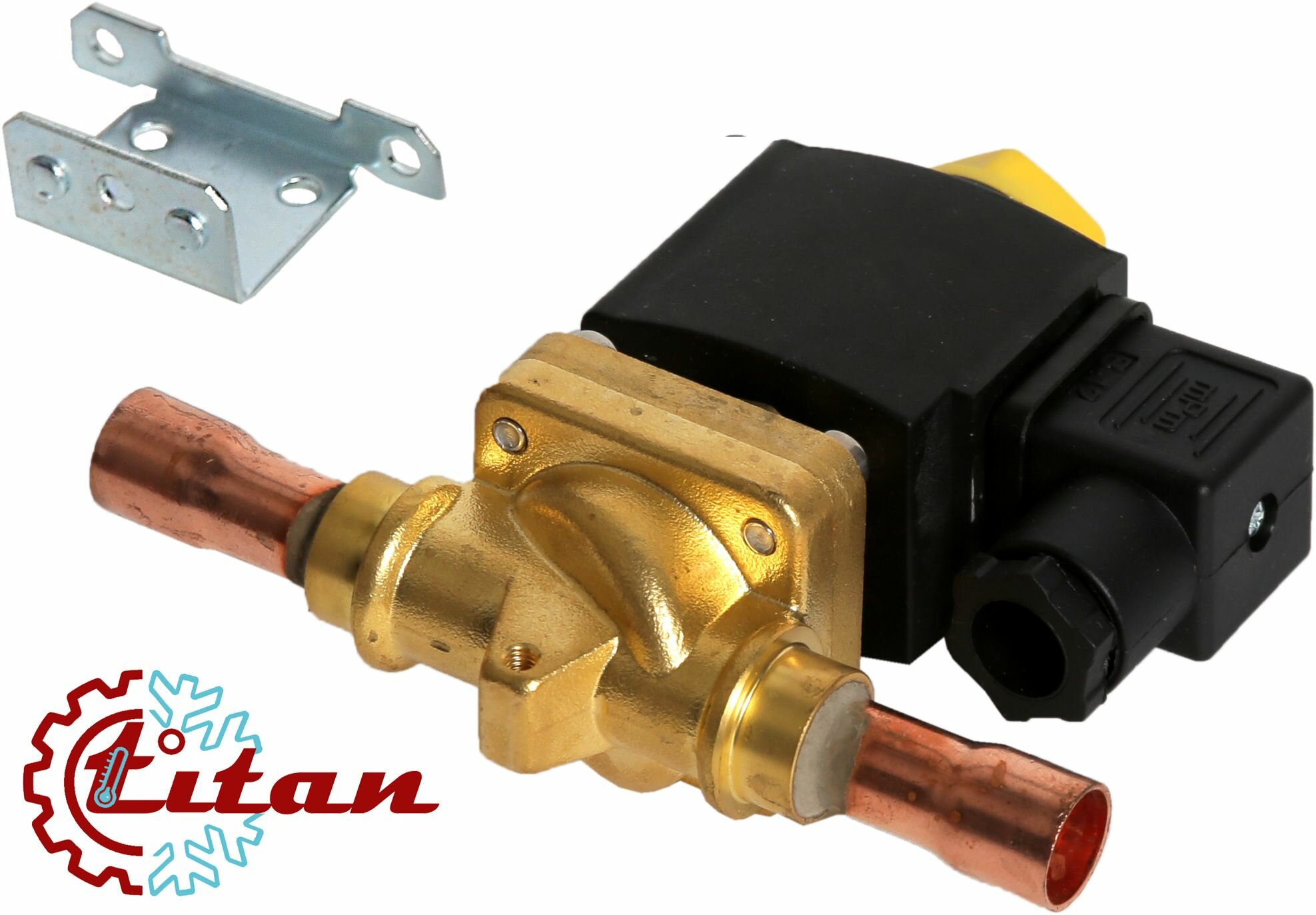 Клапан соленоидный 1/2" ODF NO в сборе с катушкой 12V (пайка) TITAN