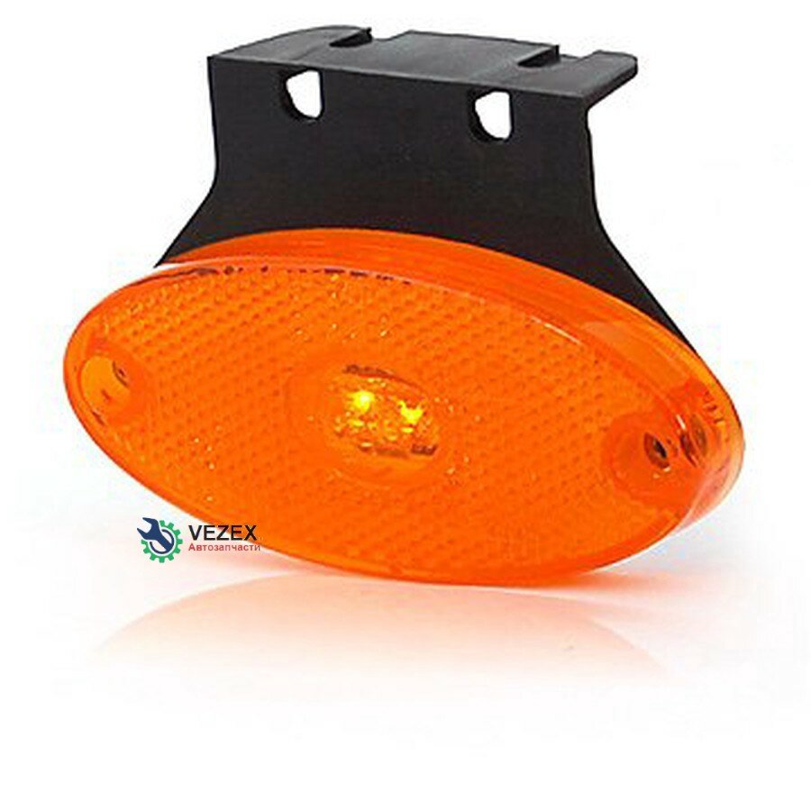 WAS 305Z фонарь габаритный ! желтый с кронштейном 12V-24V LED провод 22cm \