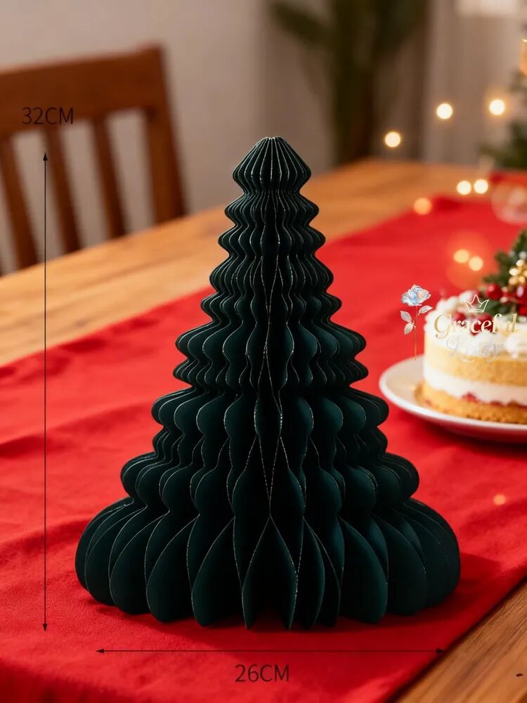Бумажная елка на магнитах 30cm
