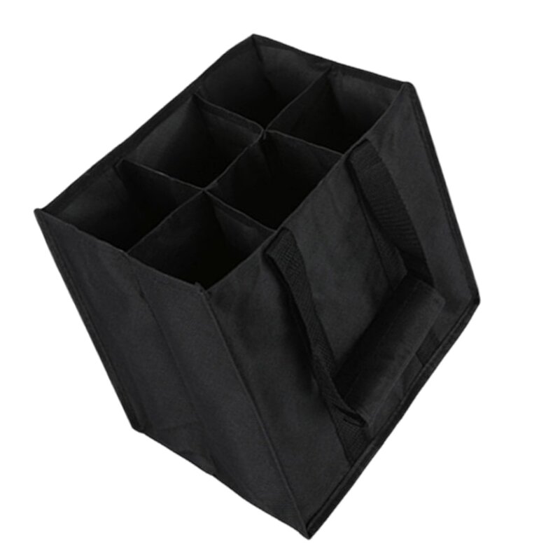 Сумка-тоут на 6 бутылок вина из нетканого материала-27x18x27 см