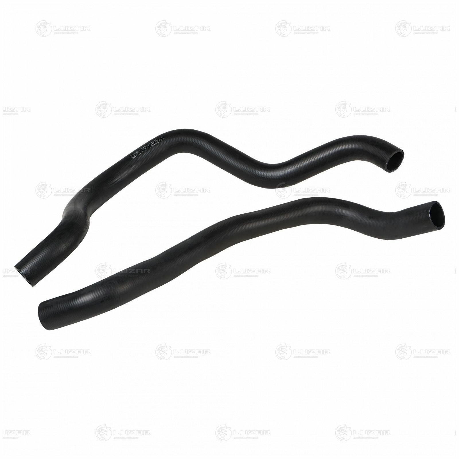 Кмпл патрубков охл. для а м Лада 2190 Гранта MT EPDM, 2шт. LUZAR LPK 0190