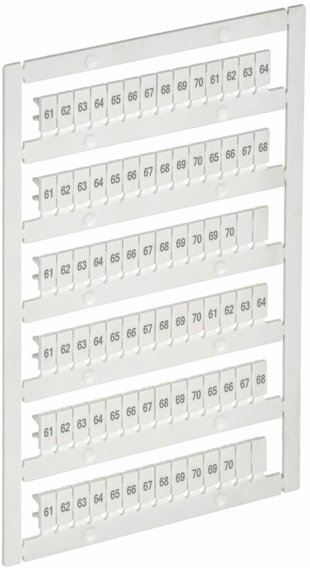 Маркер для CTS/CP 2.5кв. мм "61-70" ARMAFIX IEK AF-CT10D-M-D25-07