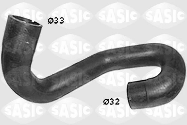 Патрубок системы охлаждения ДВС SASIC SWH6775 OPEL Astra G Zafira